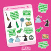 Wicked the musical - Sticker sheet – Musical Theatre Gifts